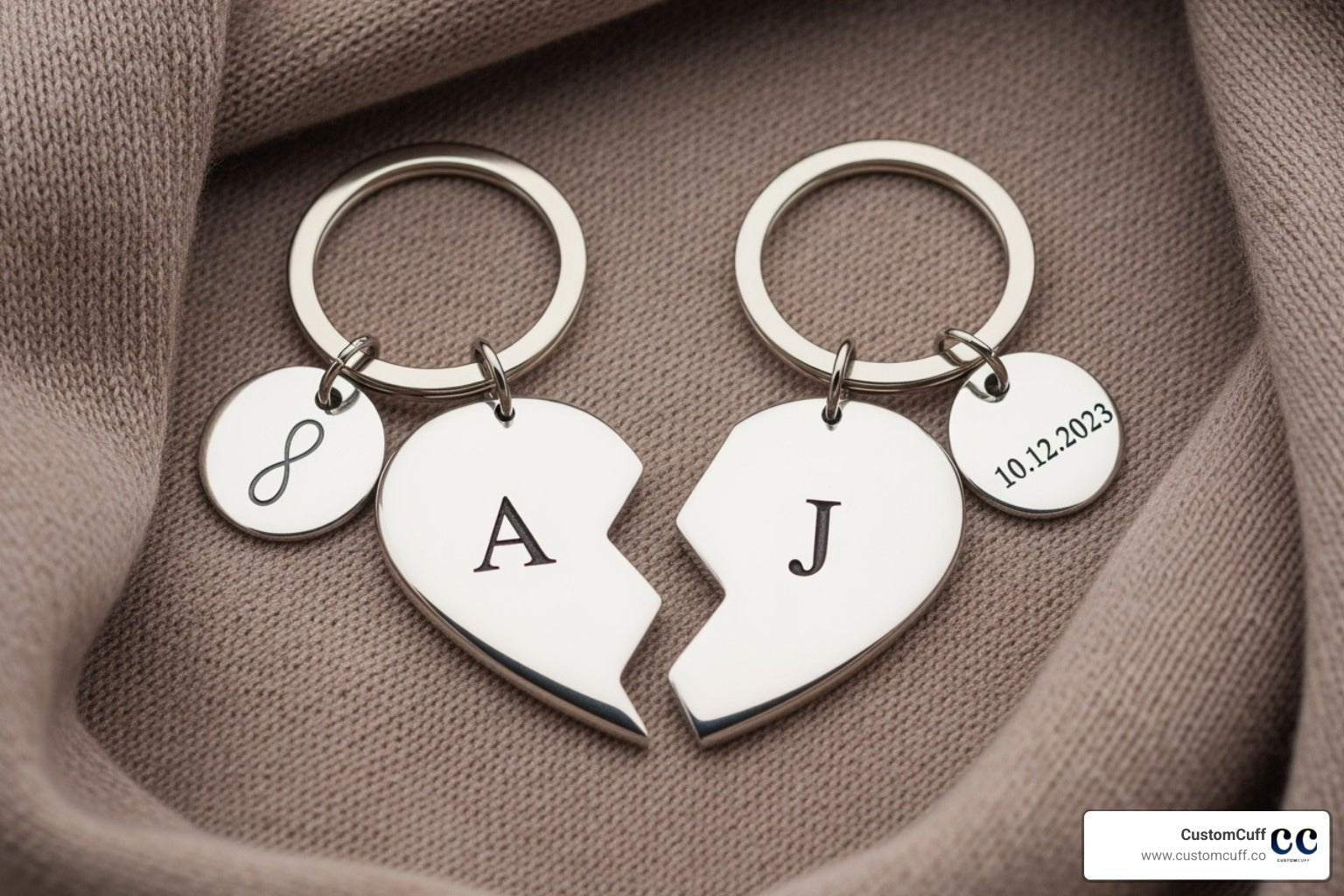 Your Love, Your Way: Unique Custom Keychains for Couples – Customcuff